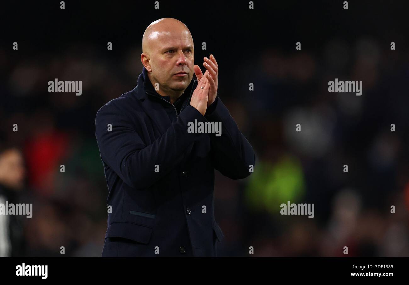 London, England, 4th January 2026. Arne Slot, Manager of Liverpool ...