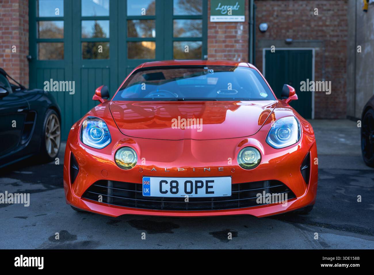 2025 Alpine A110, on display at the Bicester Motion assembly held on ...