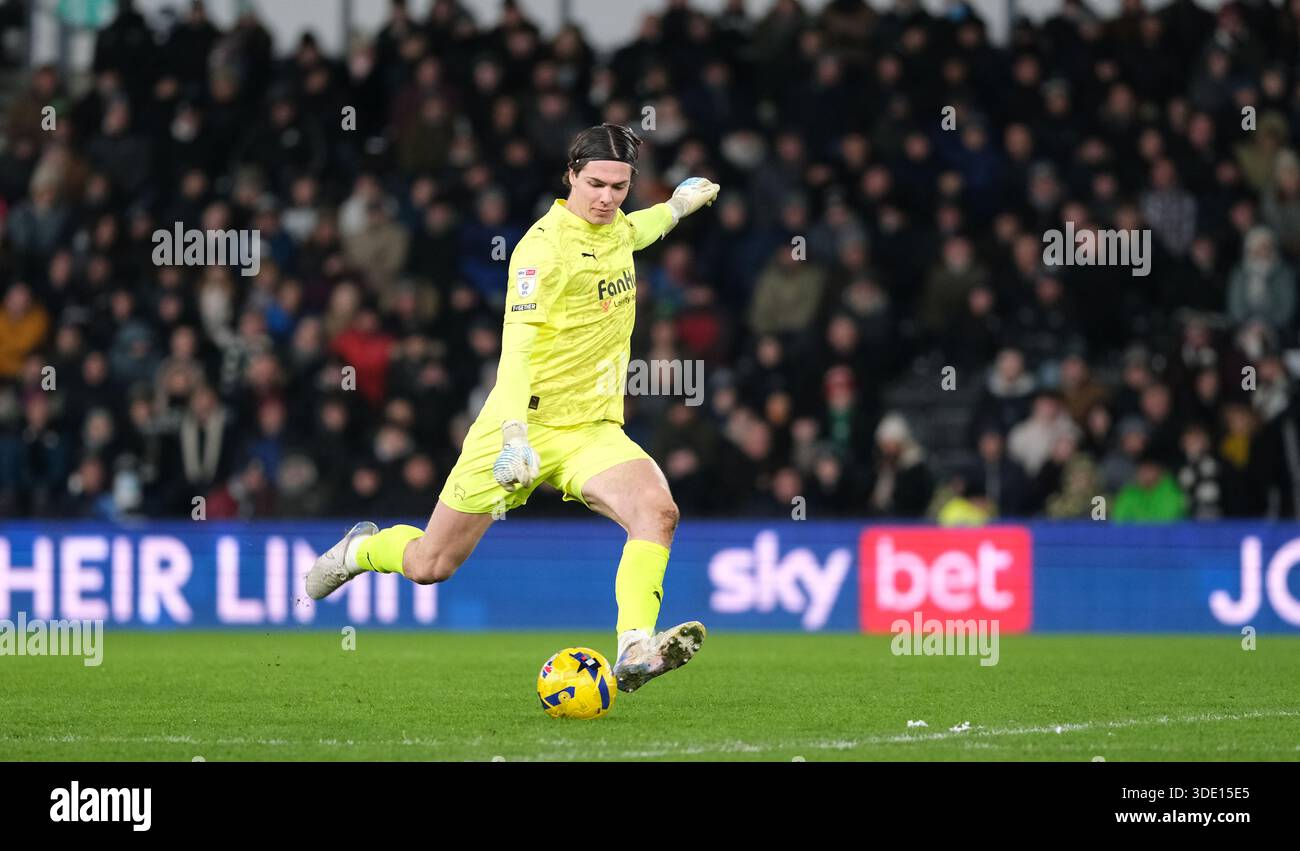 4th January 2026; Pride Park, Derby, Derbyshire, England; EFL ...