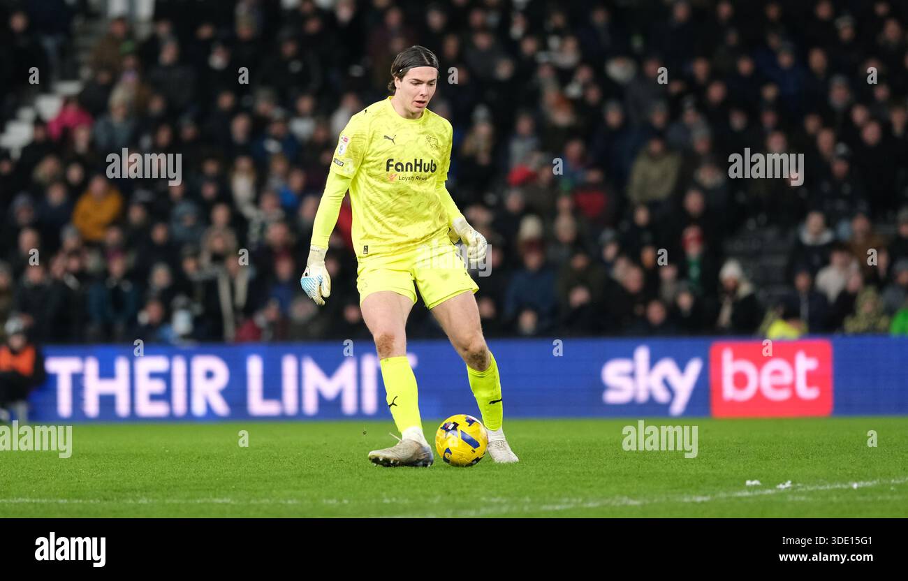 4th January 2026; Pride Park, Derby, Derbyshire, England; EFL ...