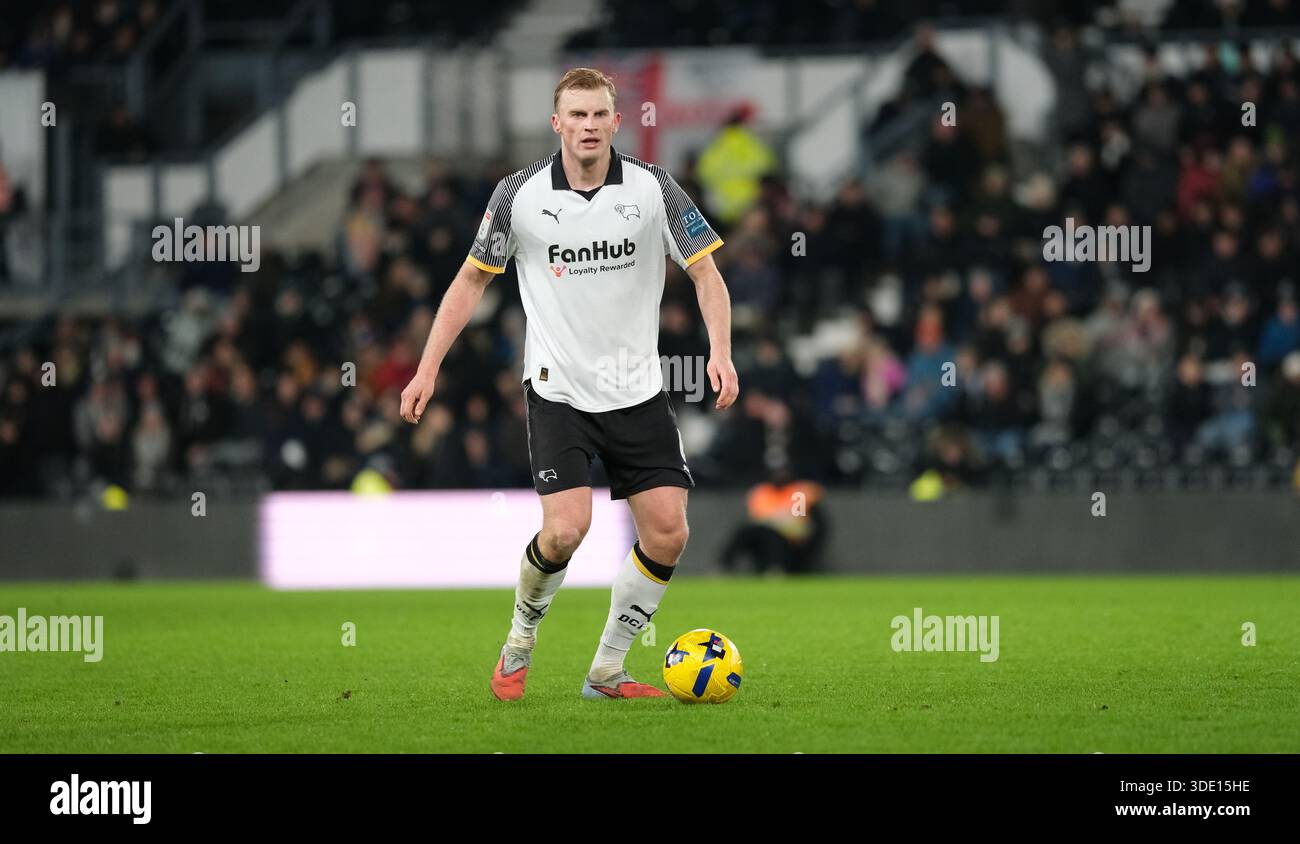 4th January 2026; Pride Park, Derby, Derbyshire, England; EFL ...