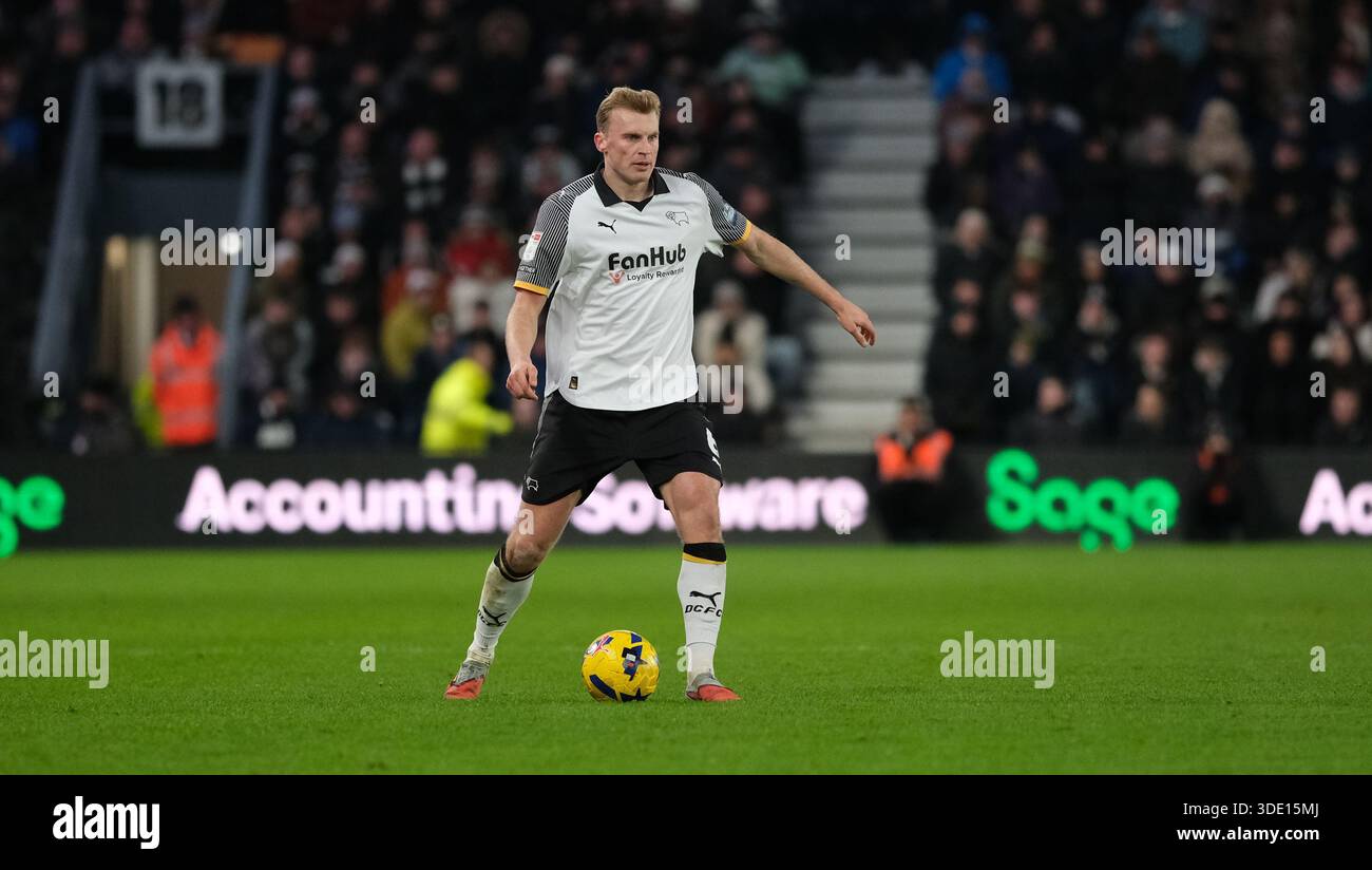 4th January 2026; Pride Park, Derby, Derbyshire, England; EFL ...