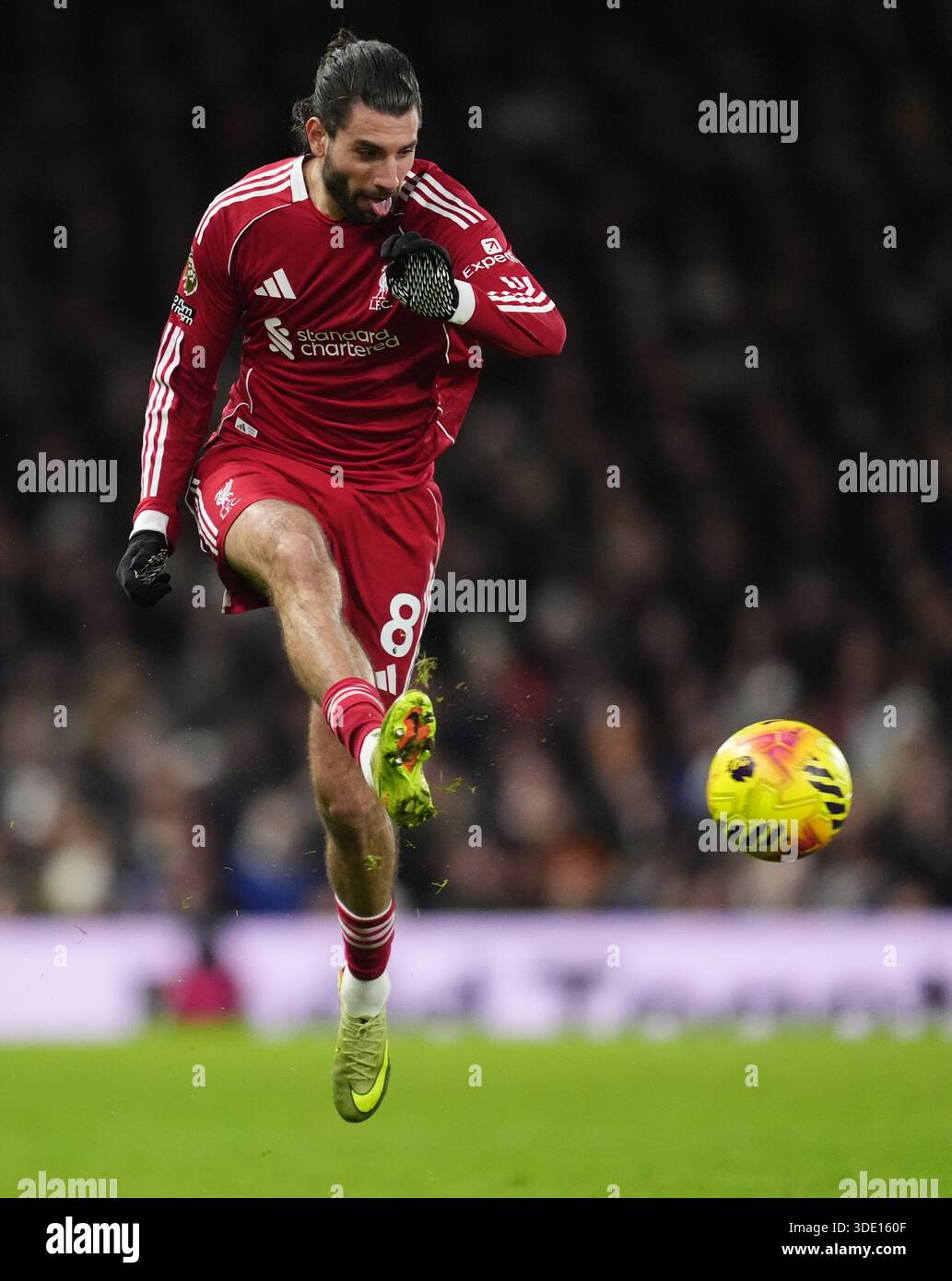 Liverpool's Dominik Szoboszlai during the Premier League match at ...