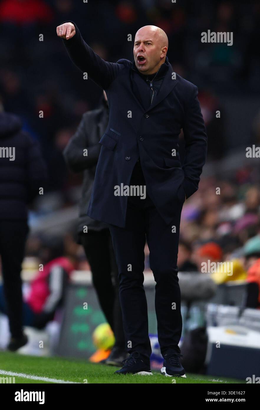 London, England, 4th January 2026. Arne Slot, Manager of Liverpool ...