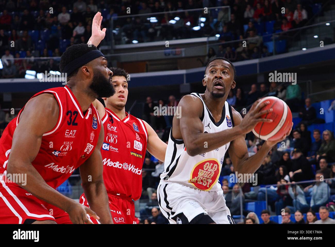 Semaj Christon (APU Old Wild West Udine) during EA7 Emporio Armani ...