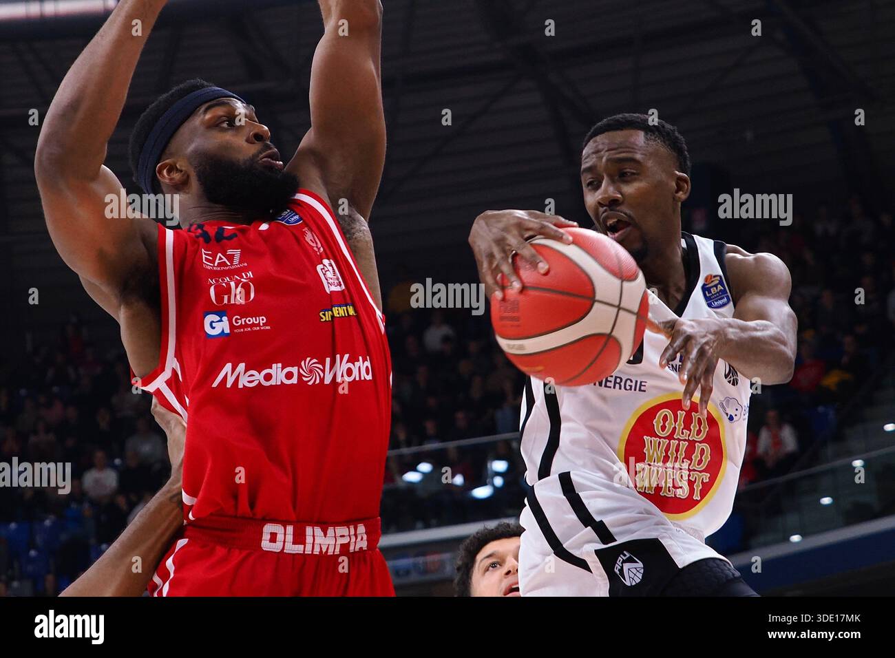 Semaj Christon (APU Old Wild West Udine) & Josh Nebo (EA7 Emporio ...