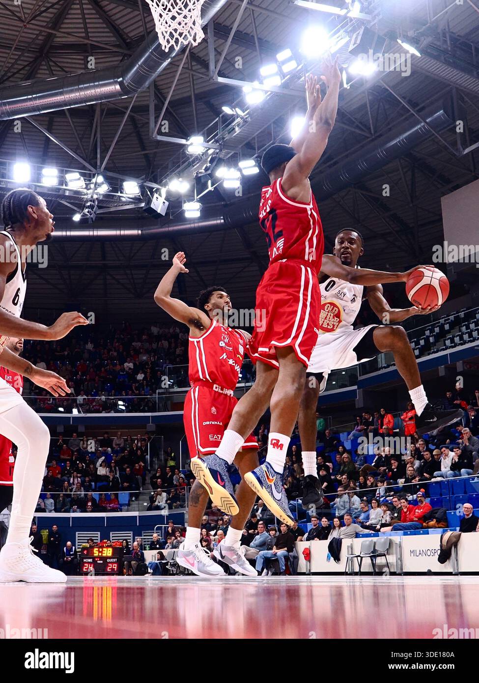Semaj Christon (APU Old Wild West Udine) & Josh Nebo (EA7 Emporio ...