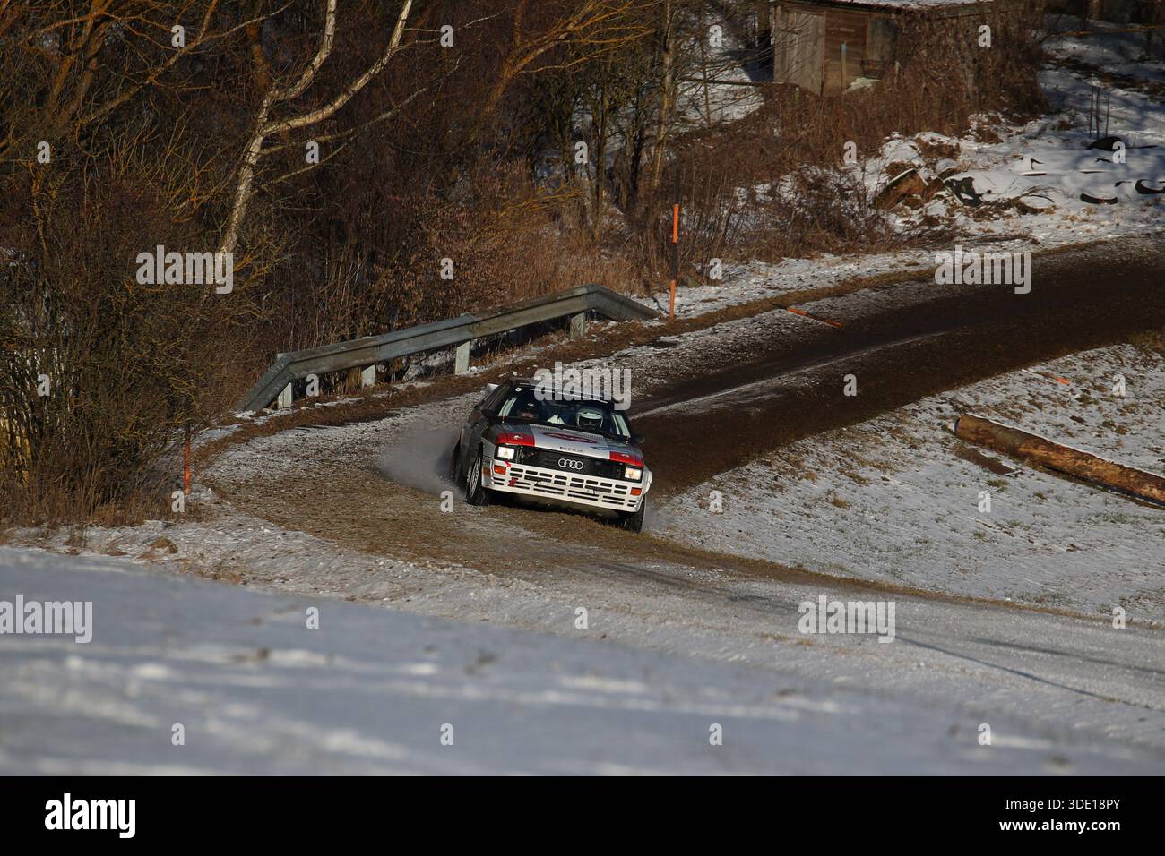 FREISTADT, AUSTRIA - JANUARY 4: Horst Stuermer of Austria and Rene ...