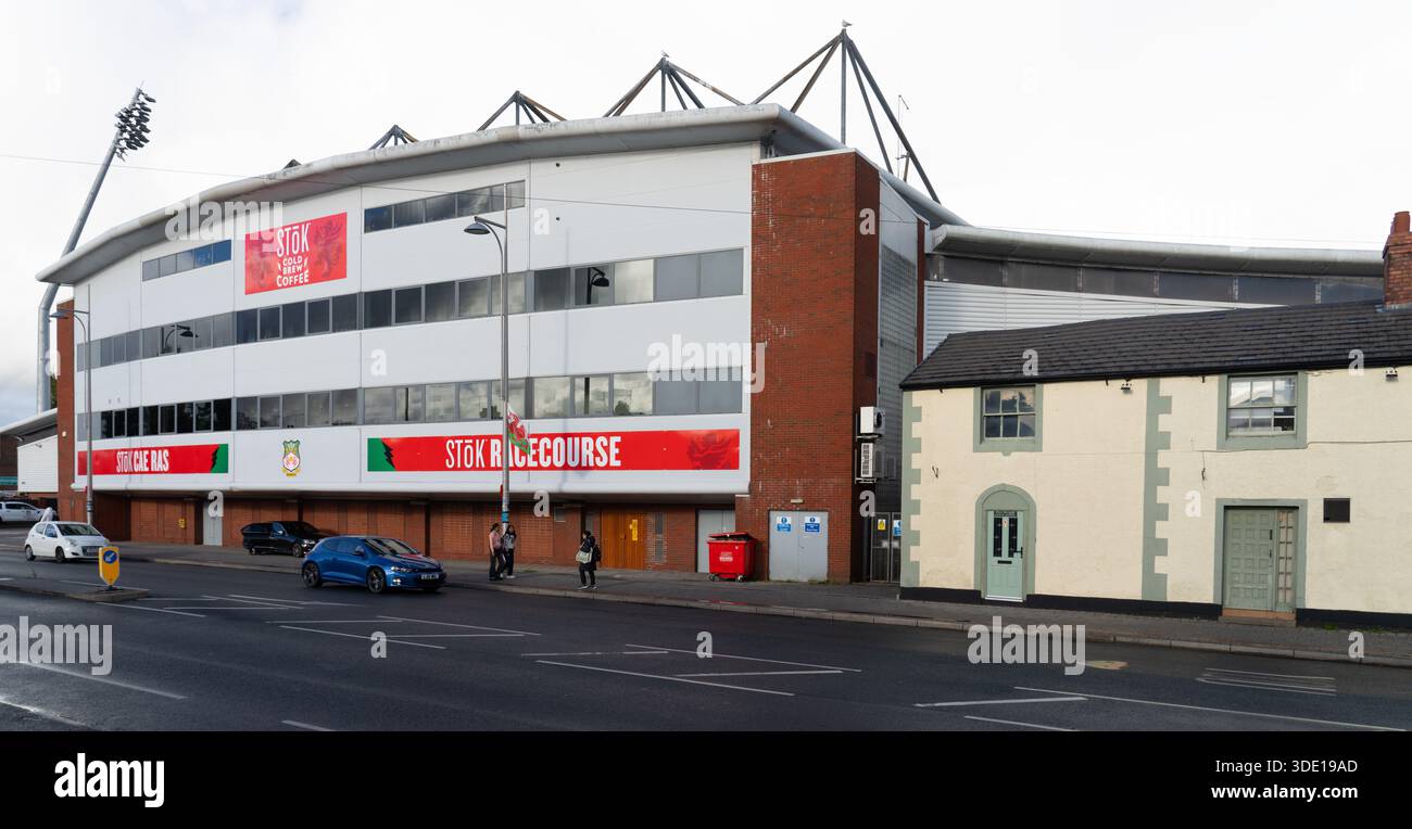 The Stok Racecourse, Wrexham Football Club's home since 1864. Pictured ...