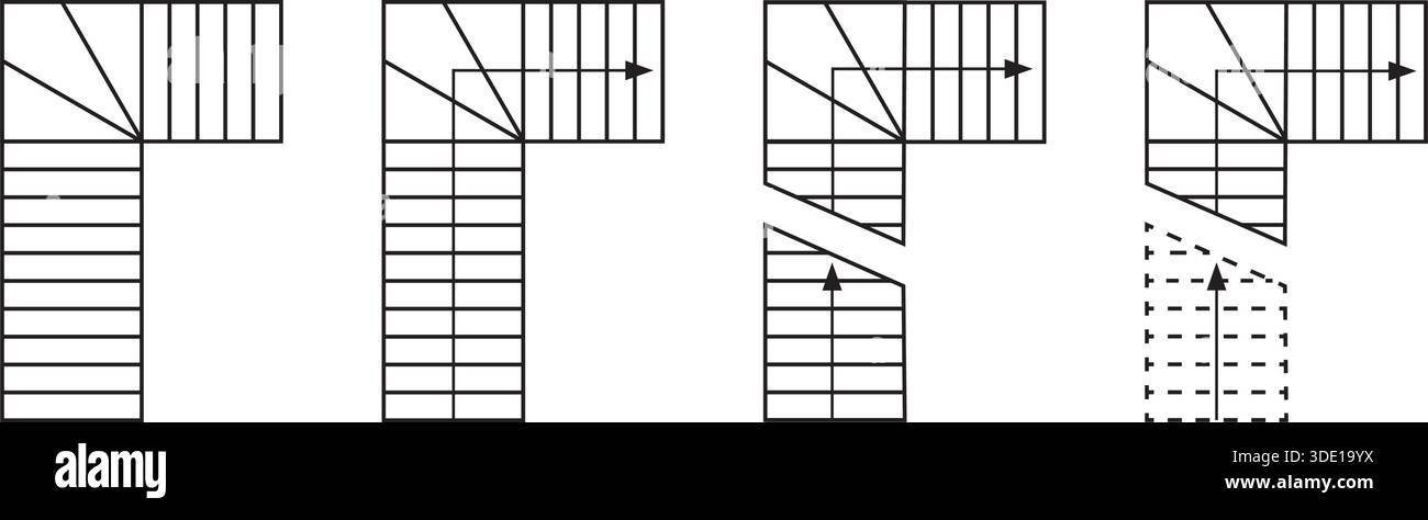 Architecture plan icon linear Black and White Stock Photos & Images - Alamy