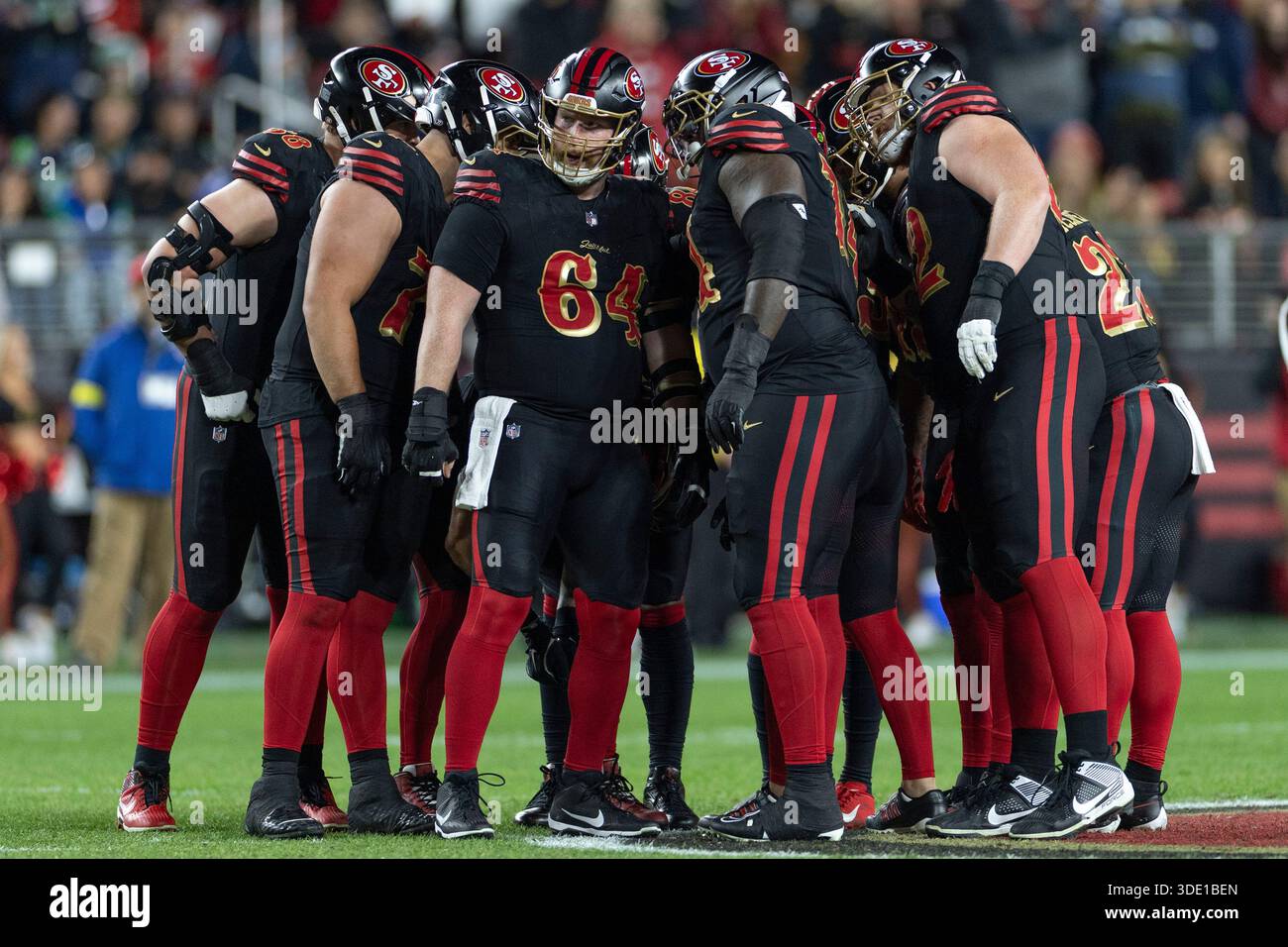 Jan 3, 2026; Santa Clara, California, USA; San Francisco 49ers center ...