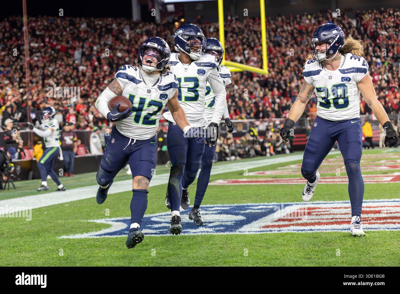 Jan 3, 2026; Santa Clara, California, USA; Seattle Seahawks linebacker ...