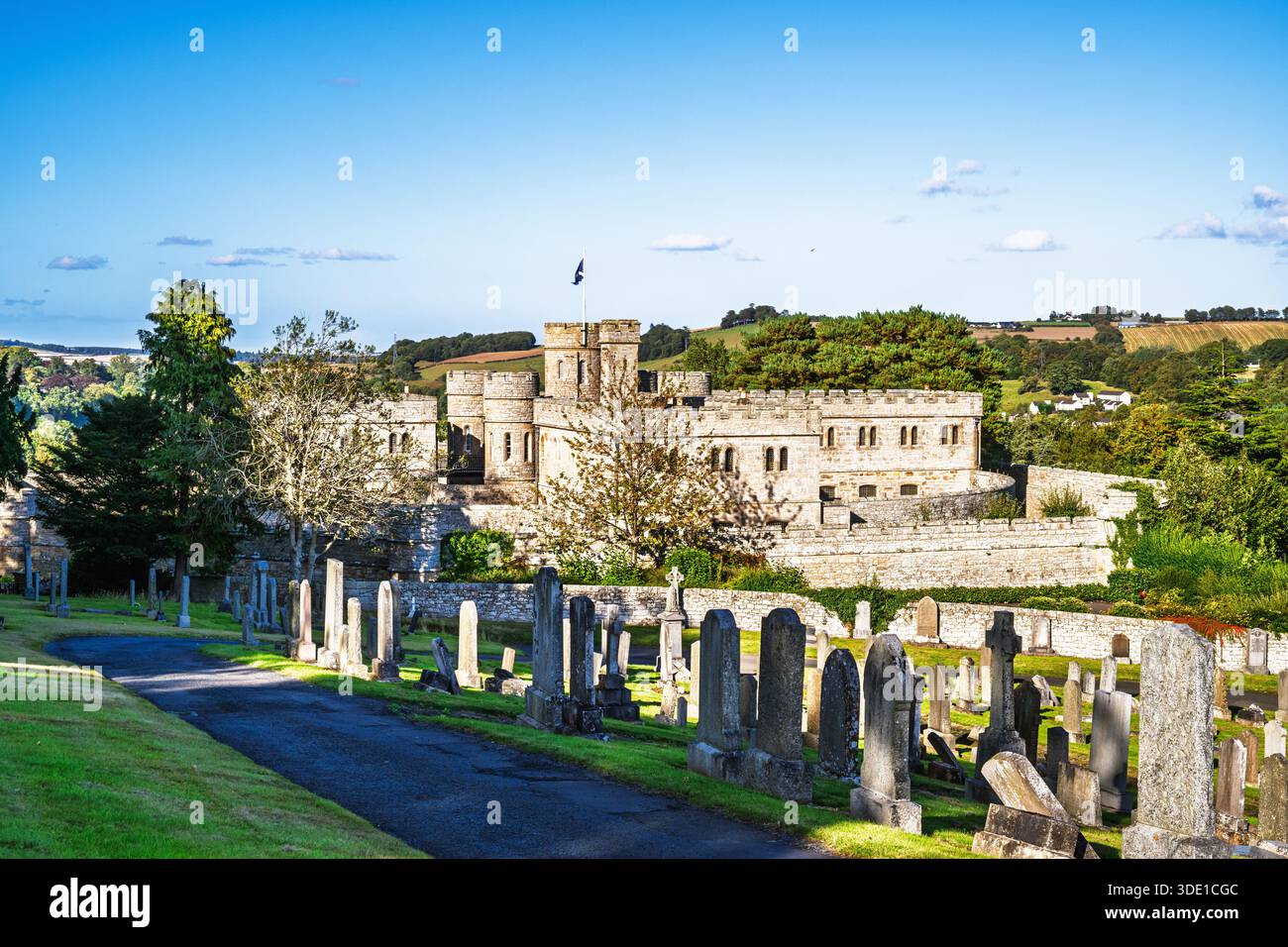Jedburgh Castle, Jedburgh, Scottish Borders , Scotland, UK Stock Photo ...