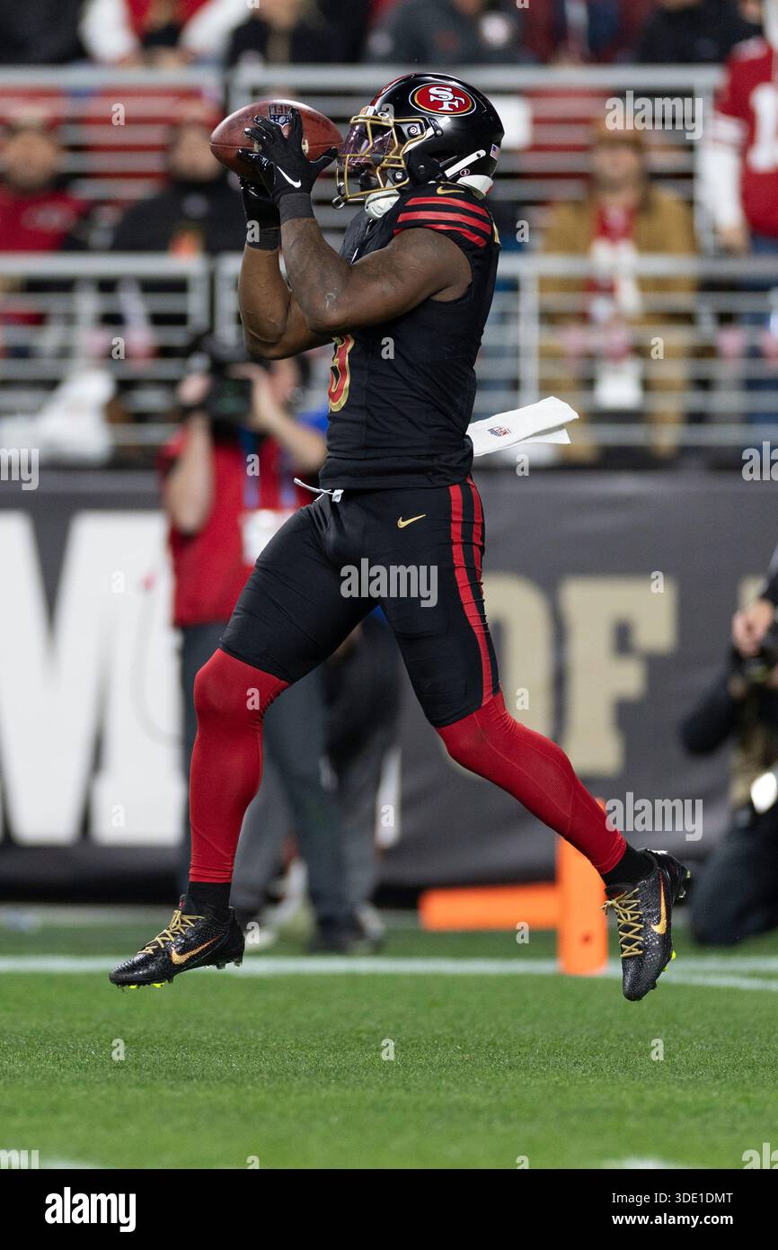Jan 3, 2026; Santa Clara, California, USA; San Francisco 49ers running ...
