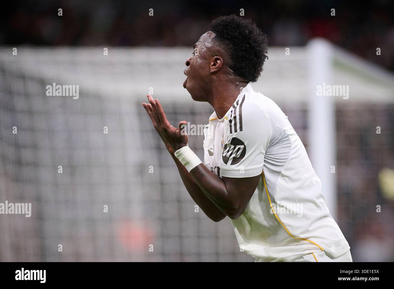 Real Madrid CF’s Vinicius Junior during La Liga match. January 4, 2026 ...