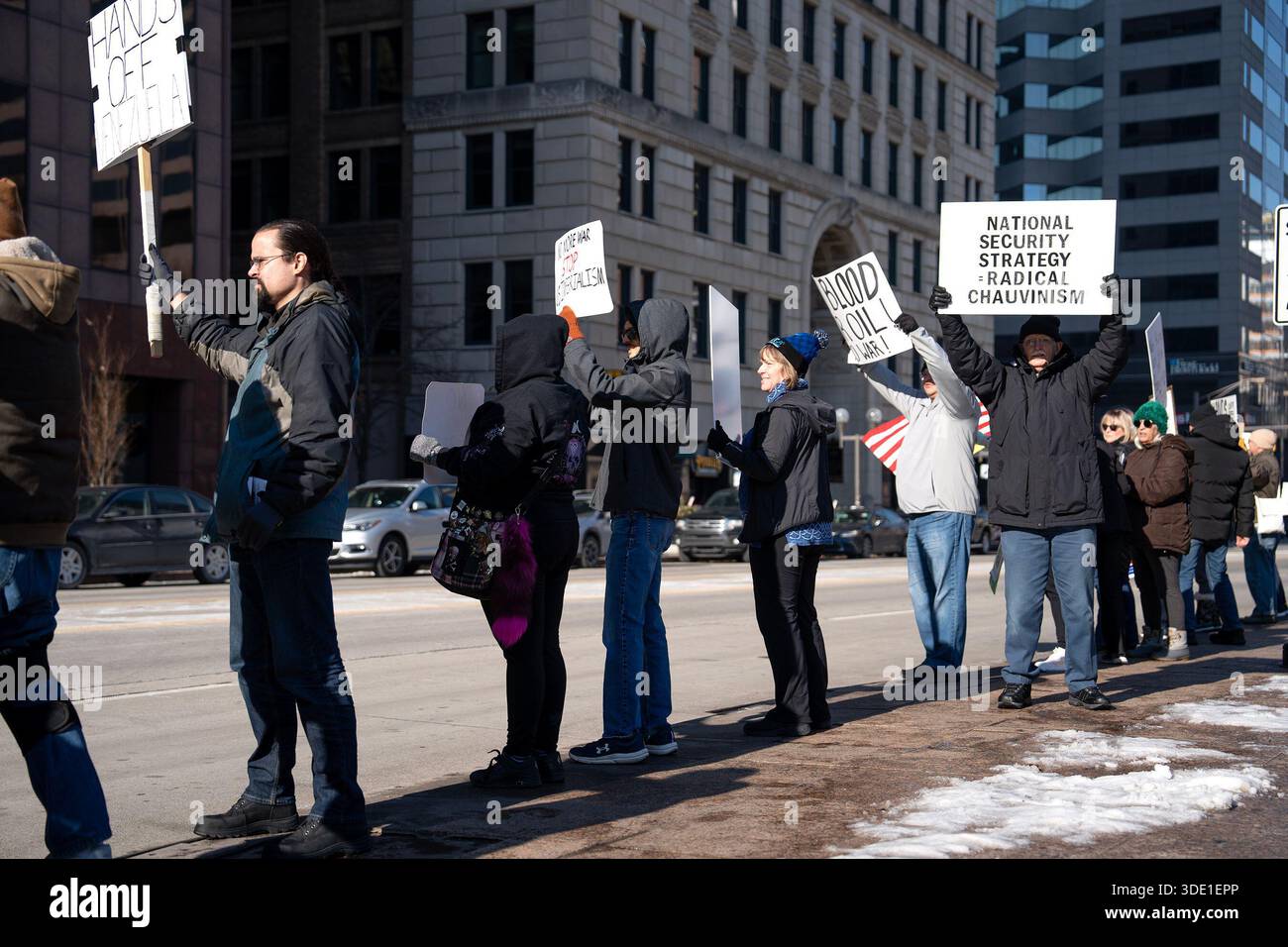 Protesters rally in front of the Ohio Statehouse in Columbus, Ohio, on ...