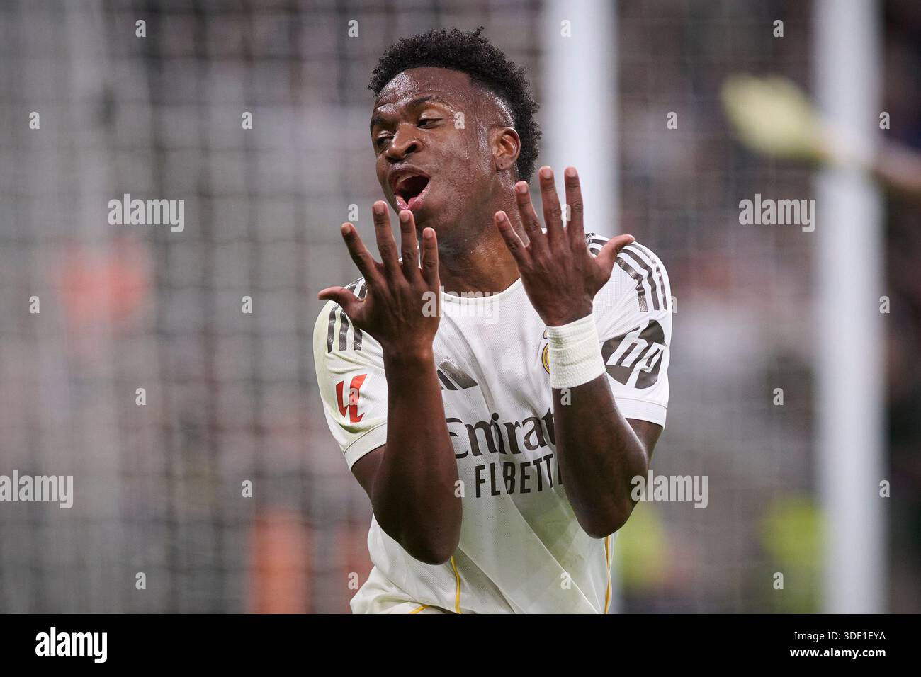 Real Madrid CF’s Vinicius Junior during La Liga match. January 4, 2026 ...