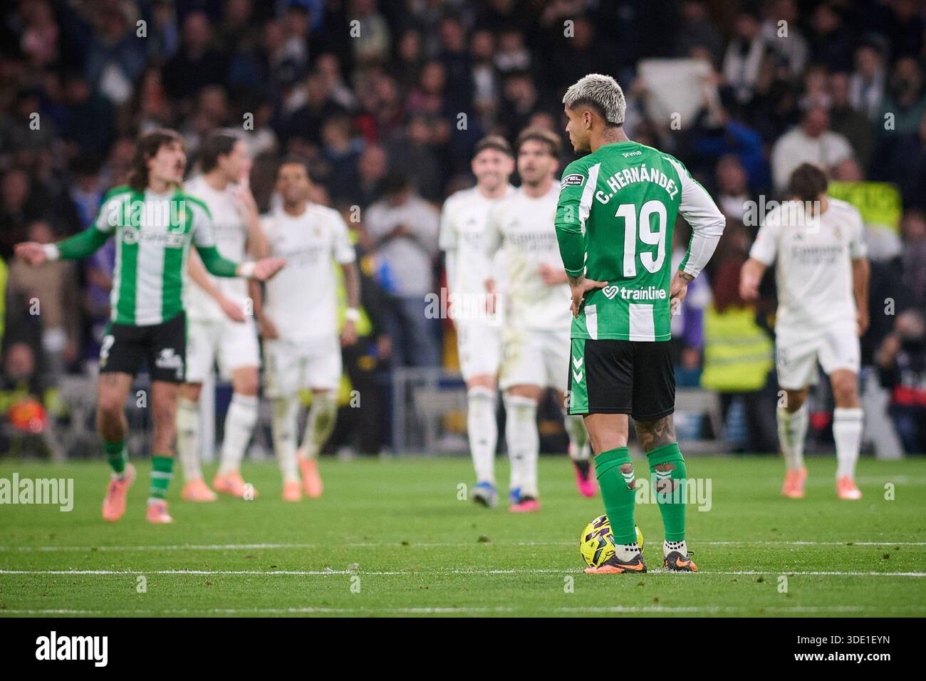 Real Betis Balompie's Cucho Hernandez dejected during La Liga match ...
