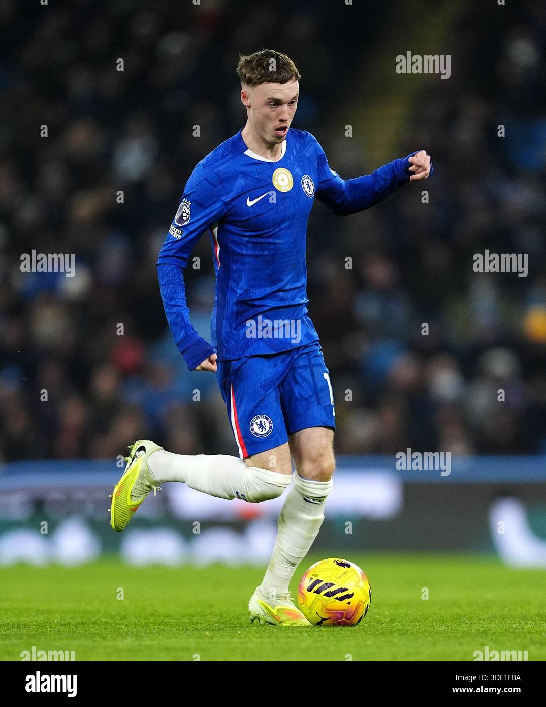 Chelsea's Cole Palmer during the Premier League match at the Etihad ...