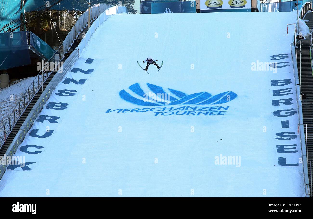 Schriftzug der vierschanzentournee am bergisel hi-res stock photography ...