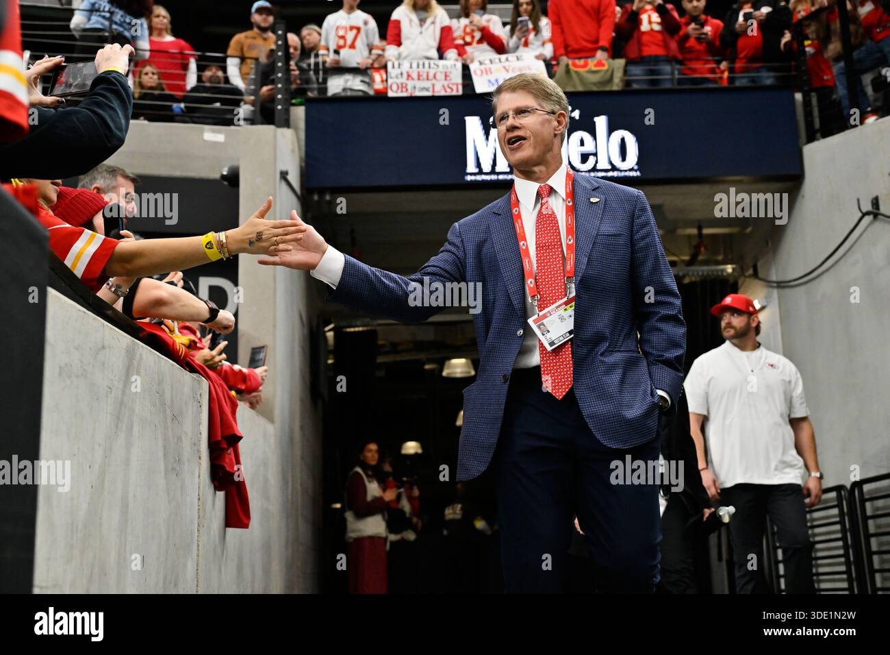 Kansas City Chiefs owner Clark Hunt is seen before an NFL football game ...