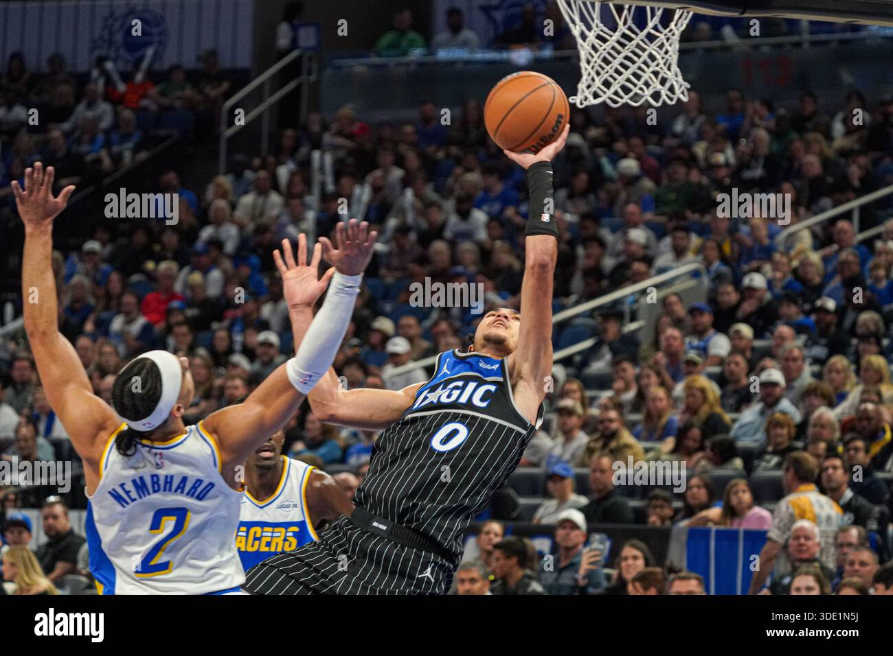 Orlando, Florida, USA, January 4, 2026, Orlando Magic guard Anthony ...