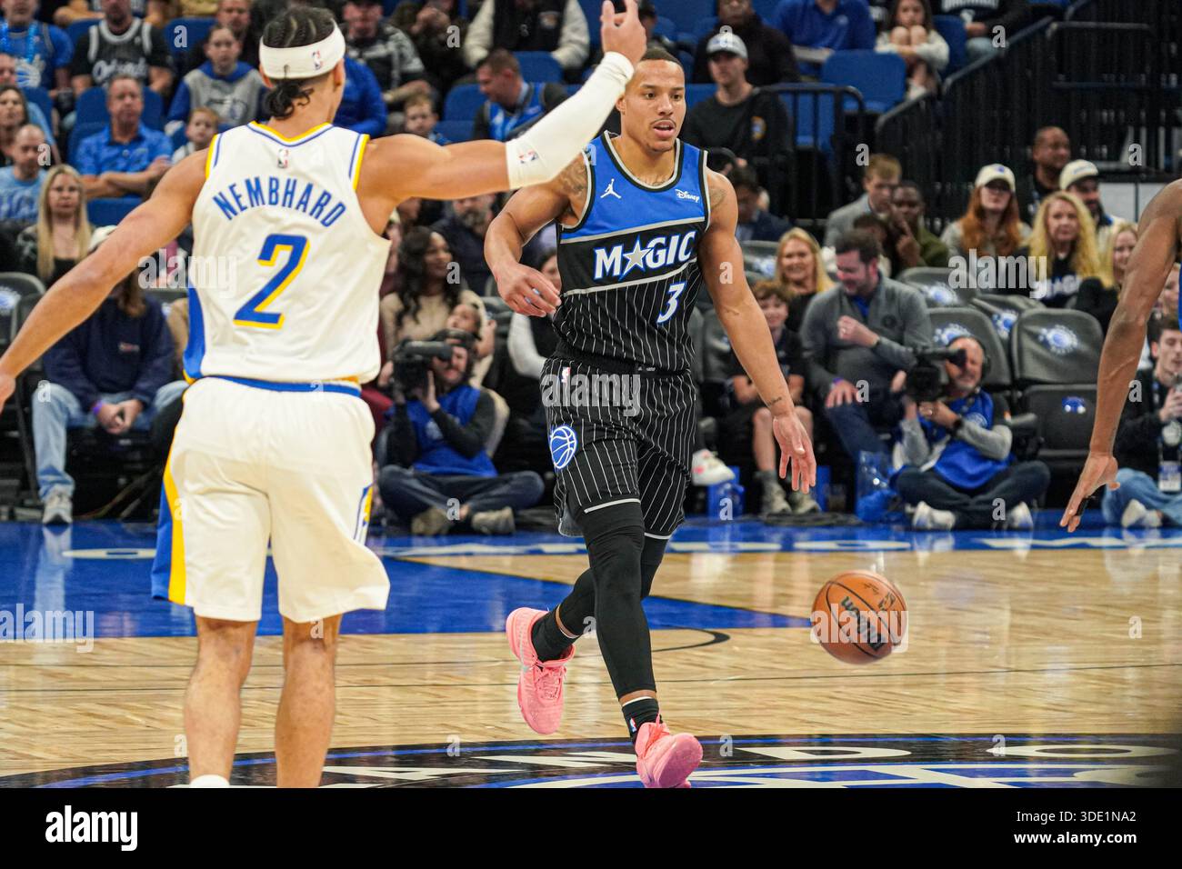 Orlando, Florida, USA, January 4, 2026, Orlando Magic guard Desmond ...