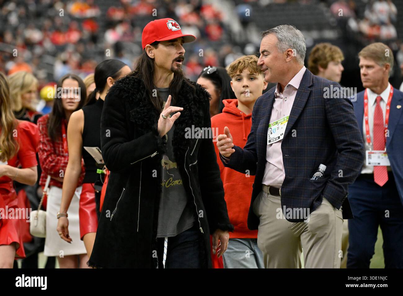 Kevin Richardson of the band Backstreet Boys is seen before an NFL ...