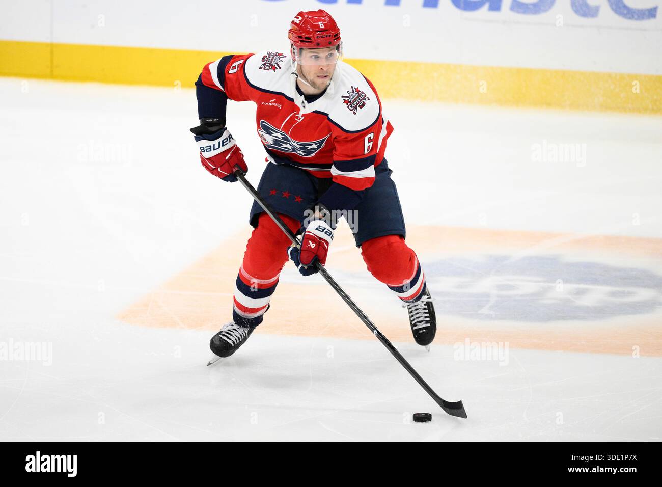 Washington Capitals defenseman Jakob Chychrun (6) in action during the ...