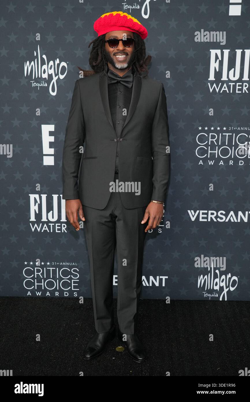Damian Marcano arrives at the 31st Annual Critics Choice Awards on ...