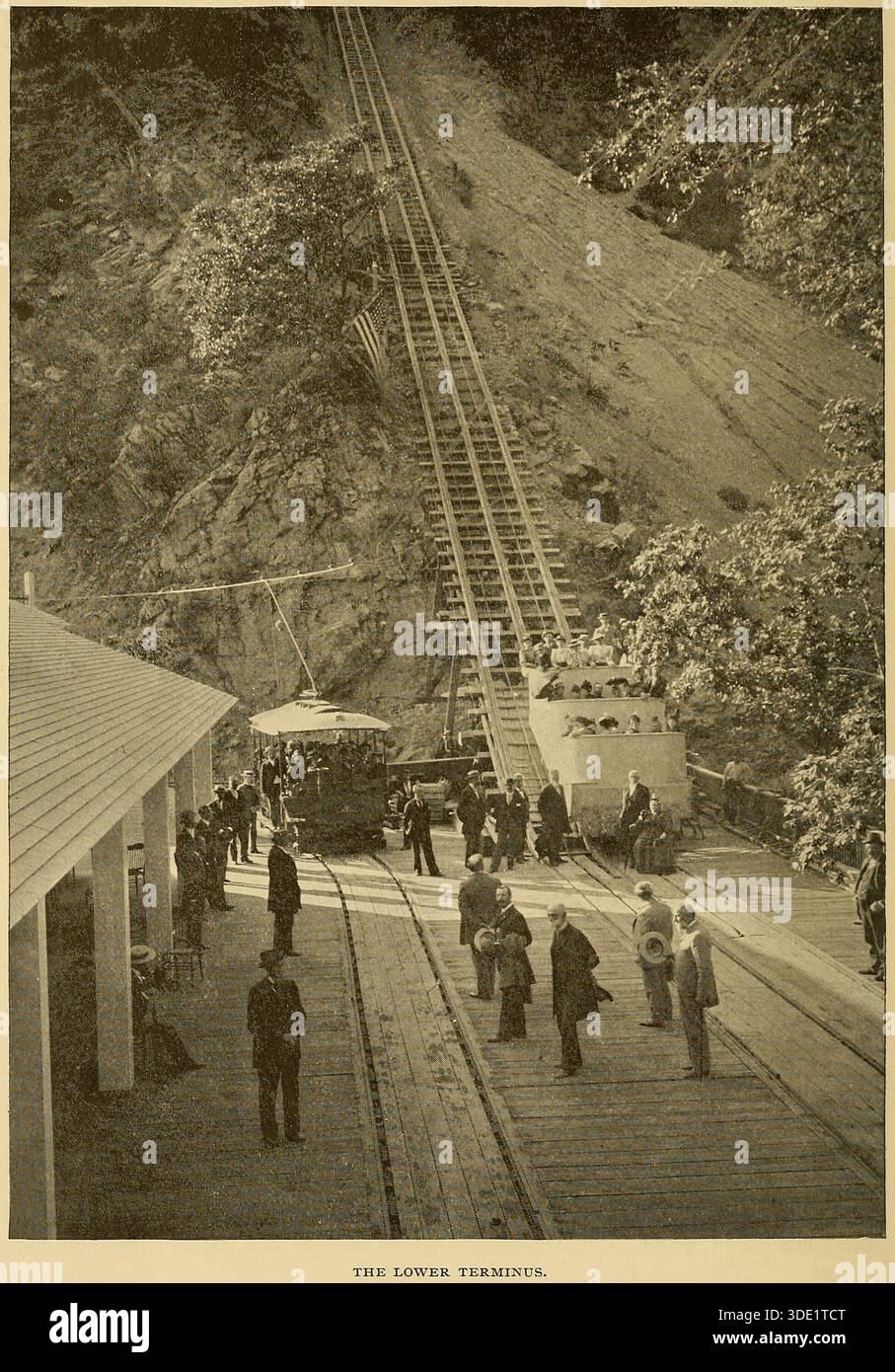 Mount Lowe Railway, A California Mountain Railroad. showing the Lower ...
