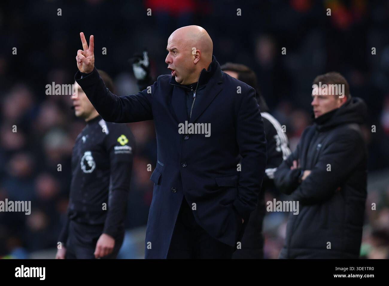 London, England, 4th January 2026. Arne Slot, Manager of Liverpool ...