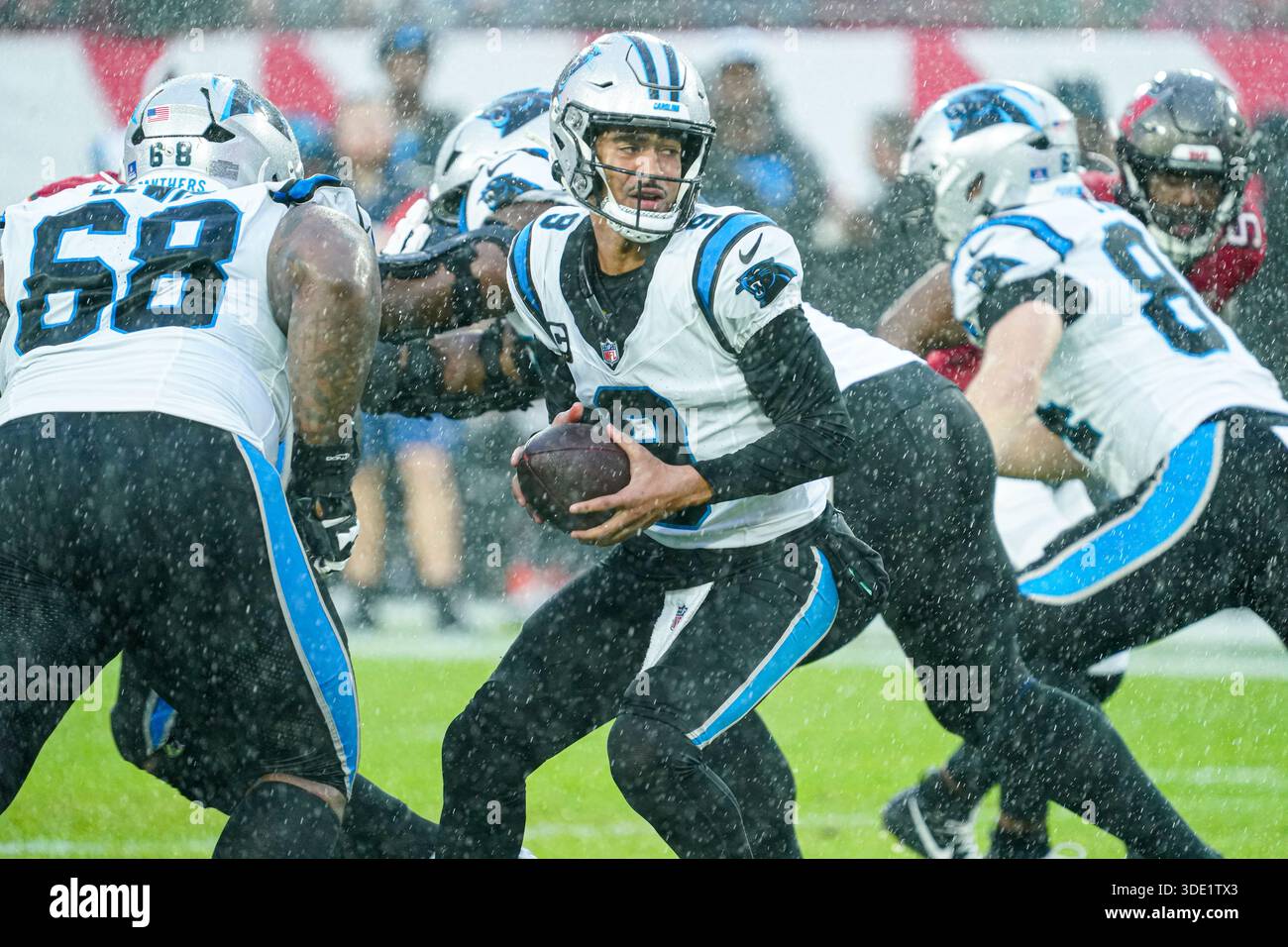 Tampa Bay, Florida, USA, January 3, 2026, Carolina Panthers quarterback ...