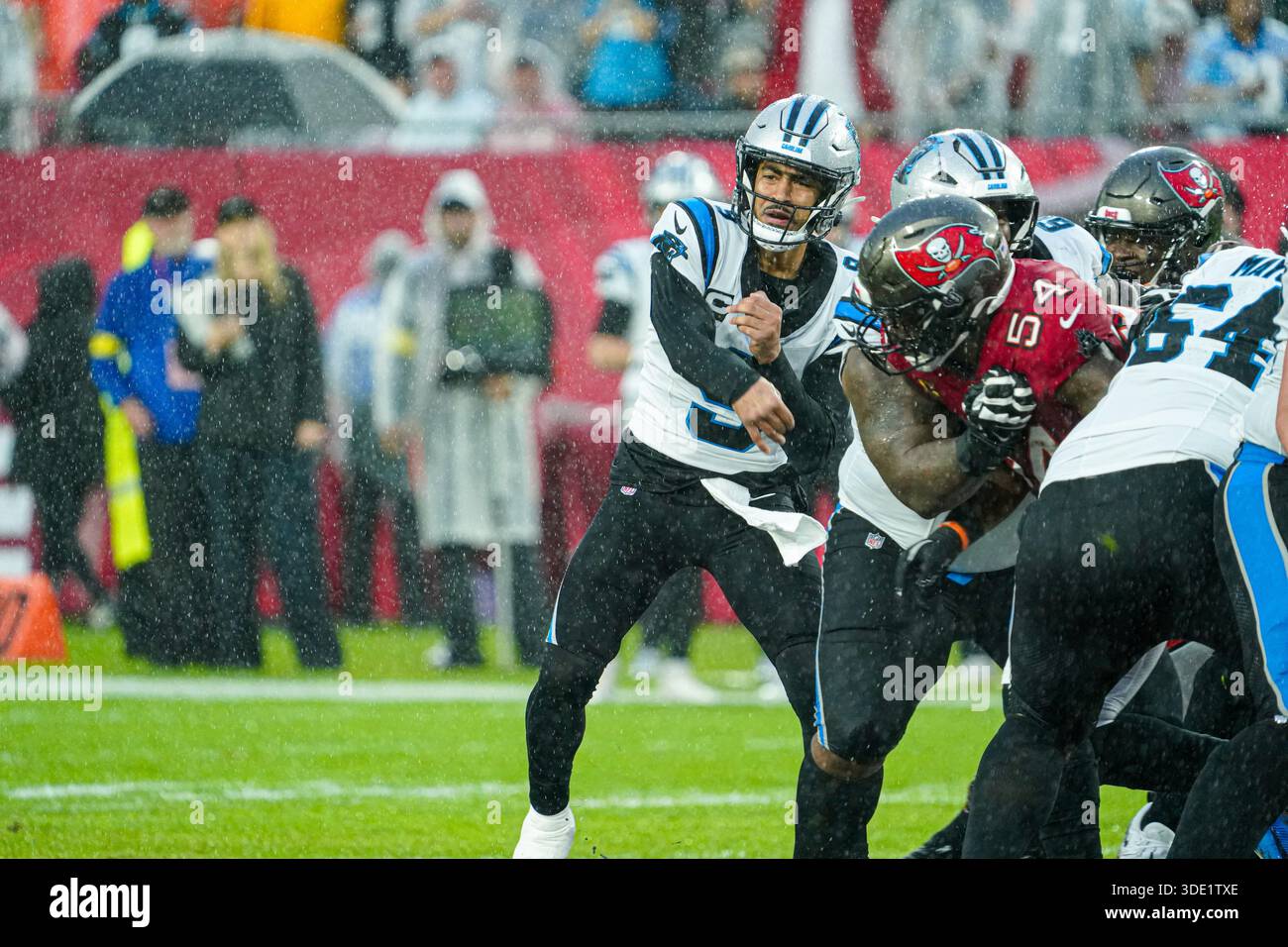 Tampa Bay, Florida, USA, January 3, 2026, Carolina Panthers quarterback ...