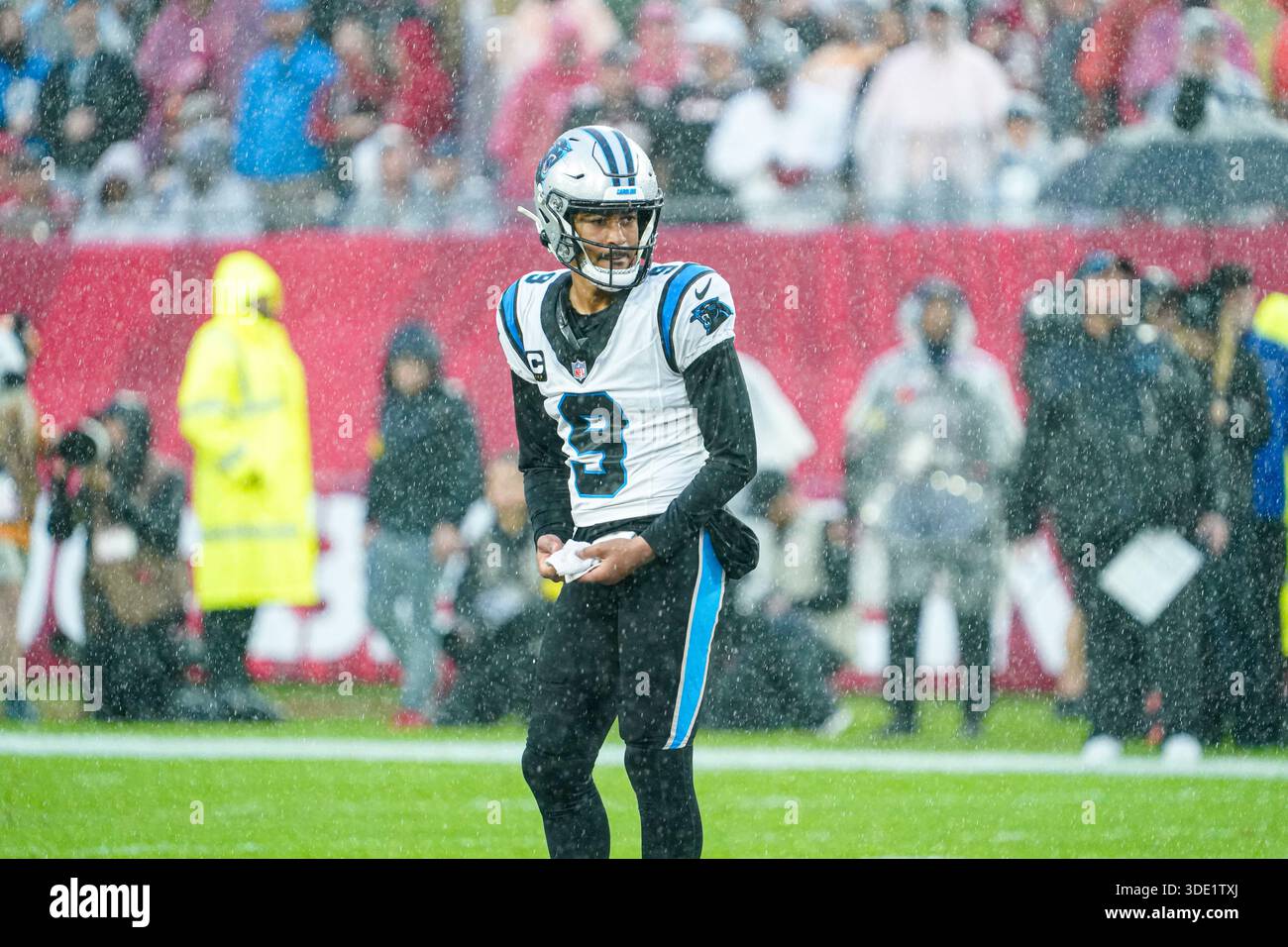 Tampa Bay, Florida, USA, January 3, 2026, Carolina Panthers quarterback ...