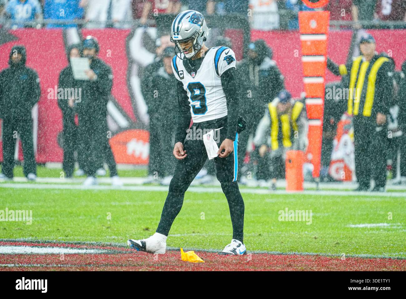 Tampa Bay, Florida, USA, January 3, 2026, Carolina Panthers quarterback ...