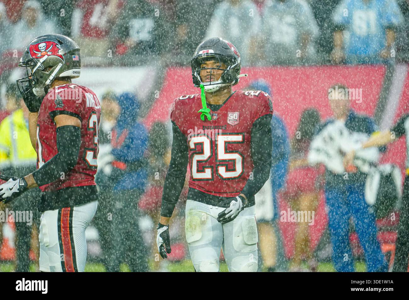 Tampa Bay, Florida, USA, January 3, 2026, Tampa Bay Buccaneers player ...