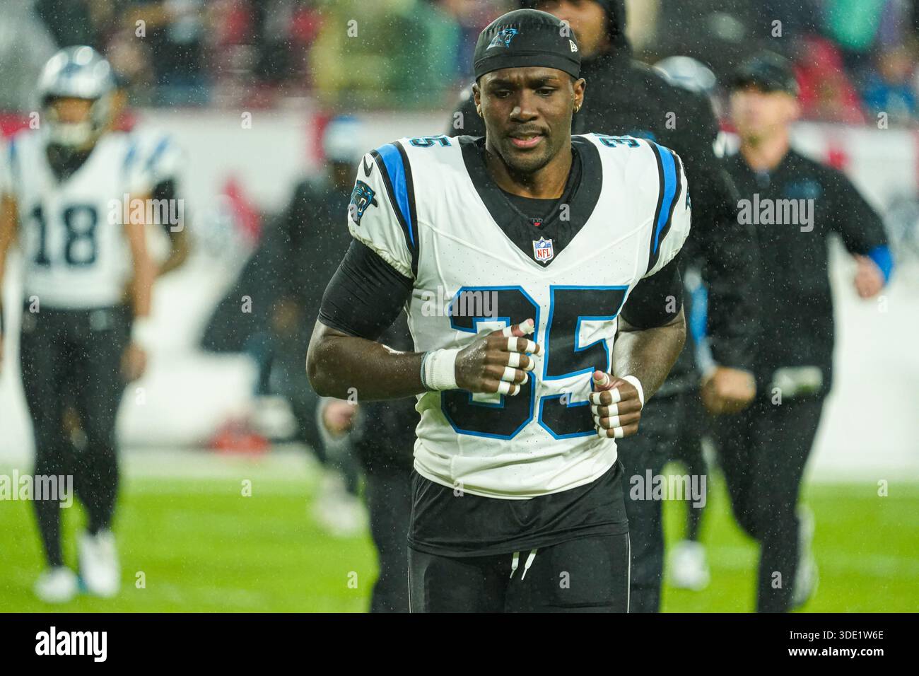 Tampa Bay, Florida, USA, January 3, 2026, Carolina Panthers player ...
