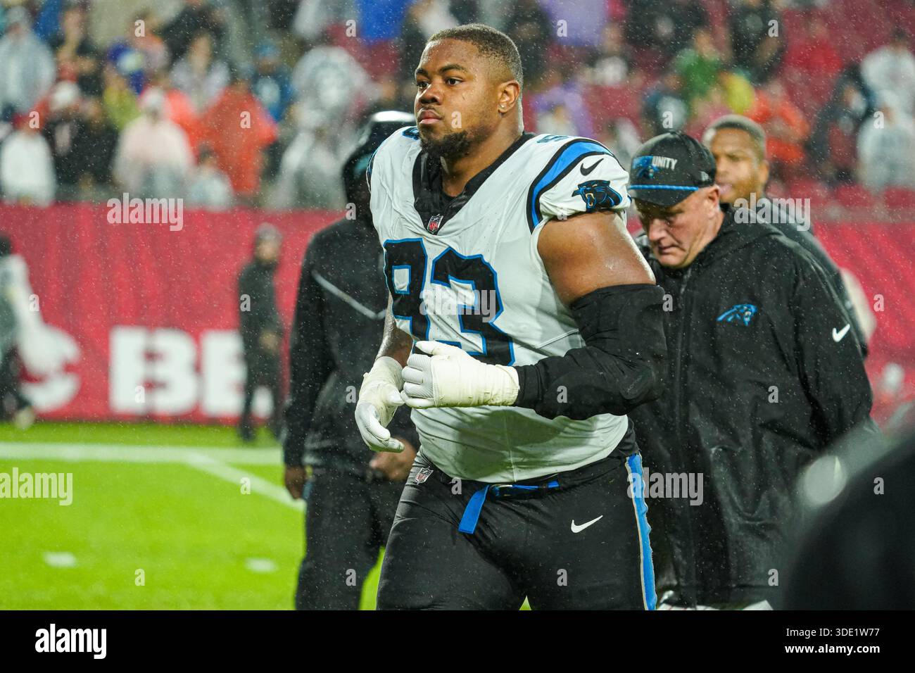 Tampa Bay, Florida, USA, January 3, 2026, Carolina Panthers player ...