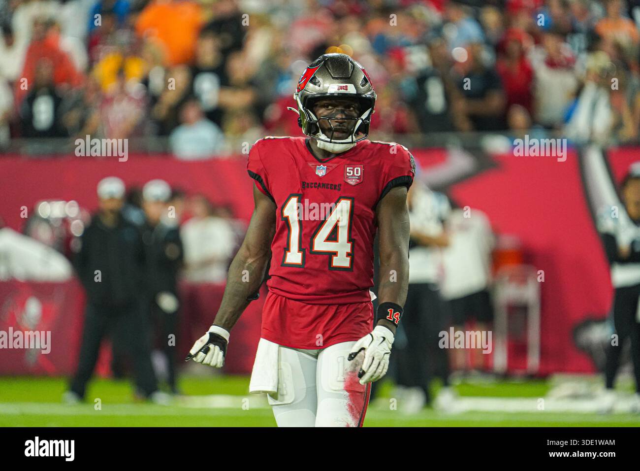 Tampa Bay, Florida, USA, January 3, 2026,Tampa Bay Buccaneers player ...
