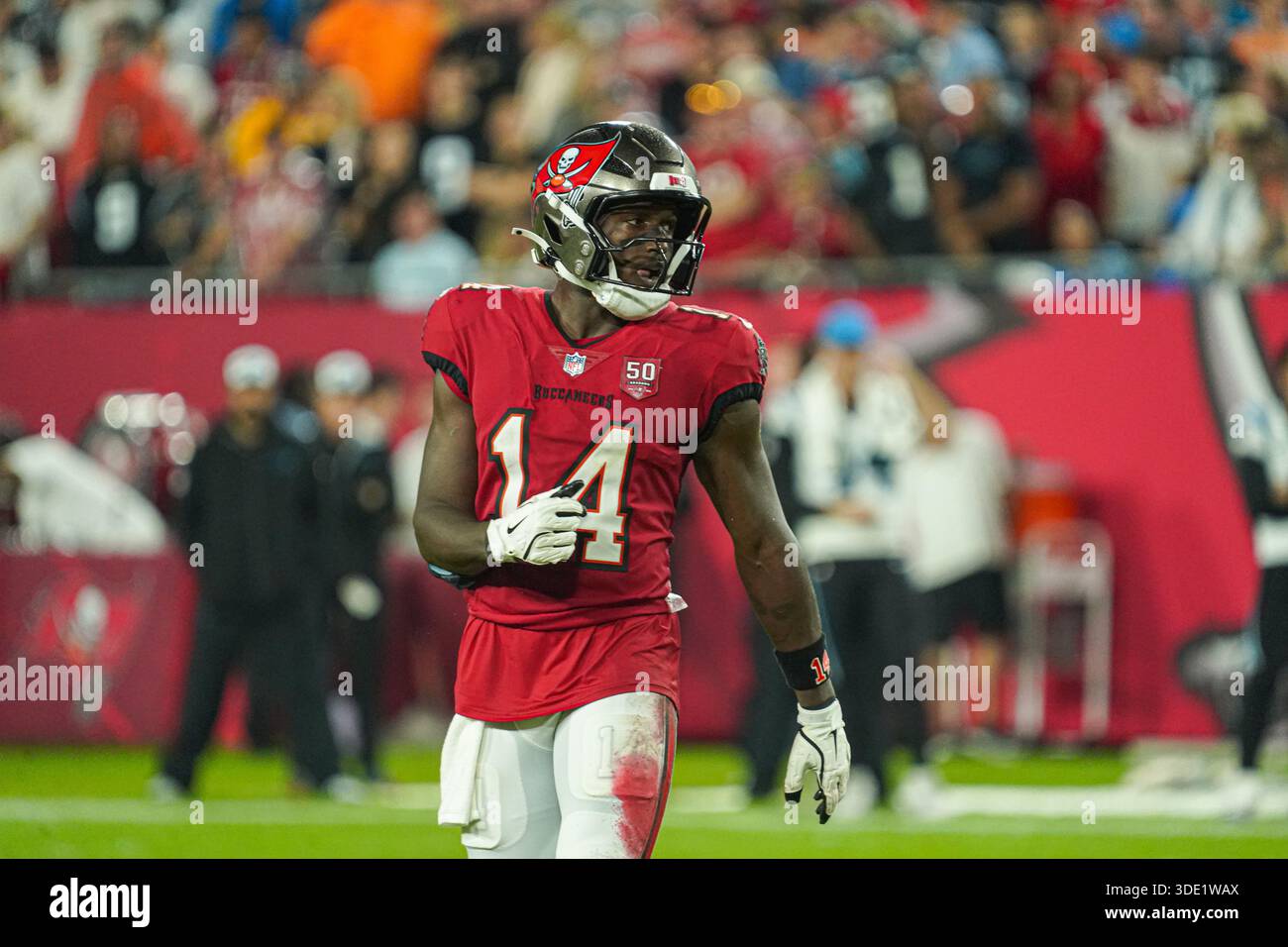 Tampa Bay, Florida, USA, January 3, 2026,Tampa Bay Buccaneers player ...