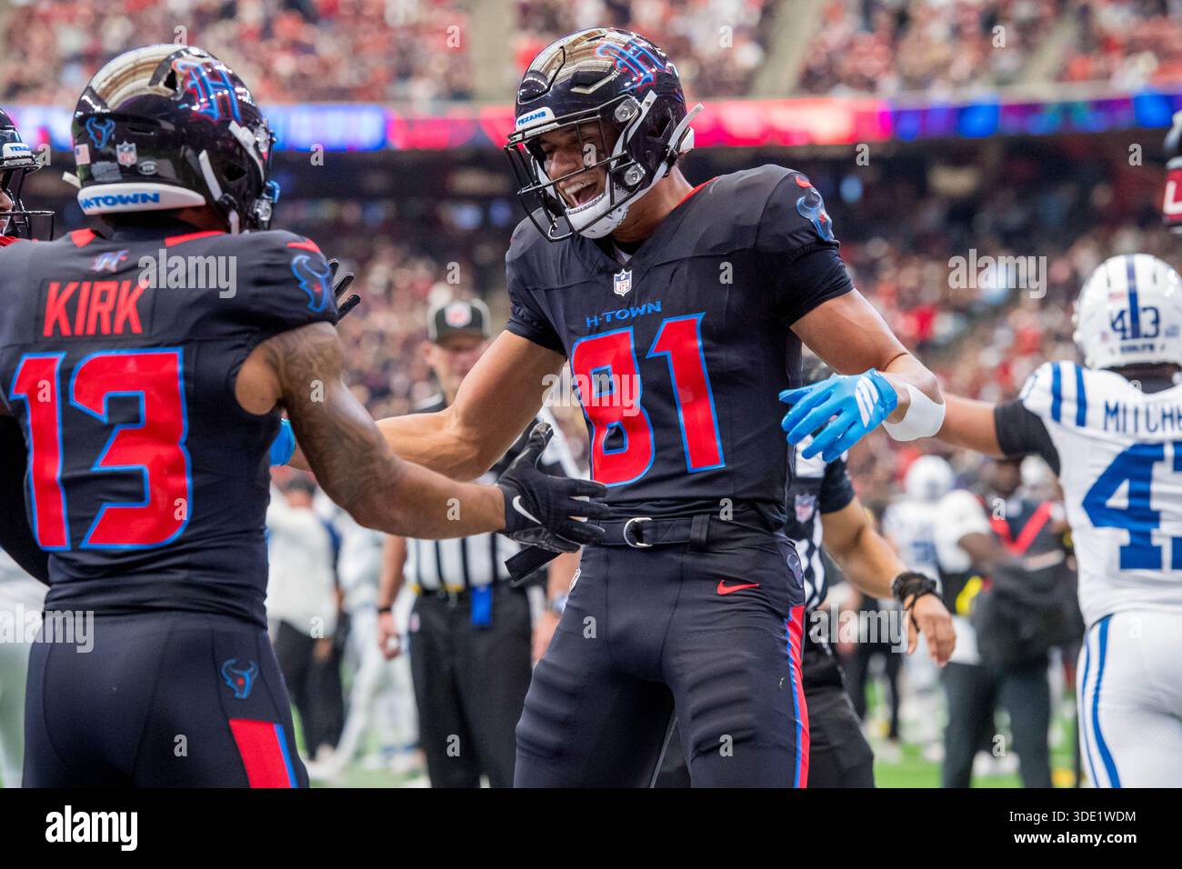 January 4, 2026: Houston Texans wide receiver Jayden Higgins (81 ...