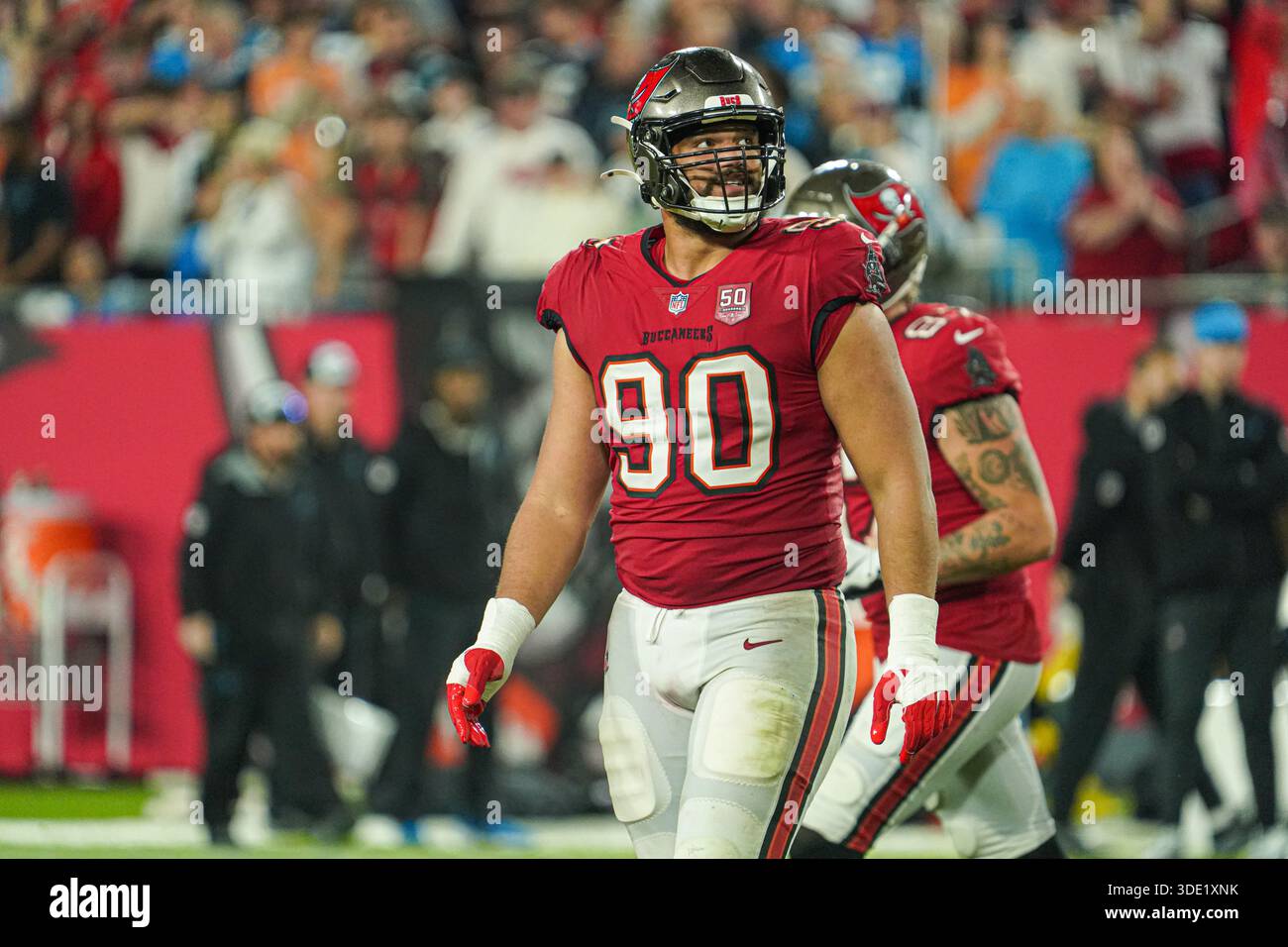 Tampa Bay, Florida, USA, January 3, 2026, Tampa Bay Buccaneers player ...