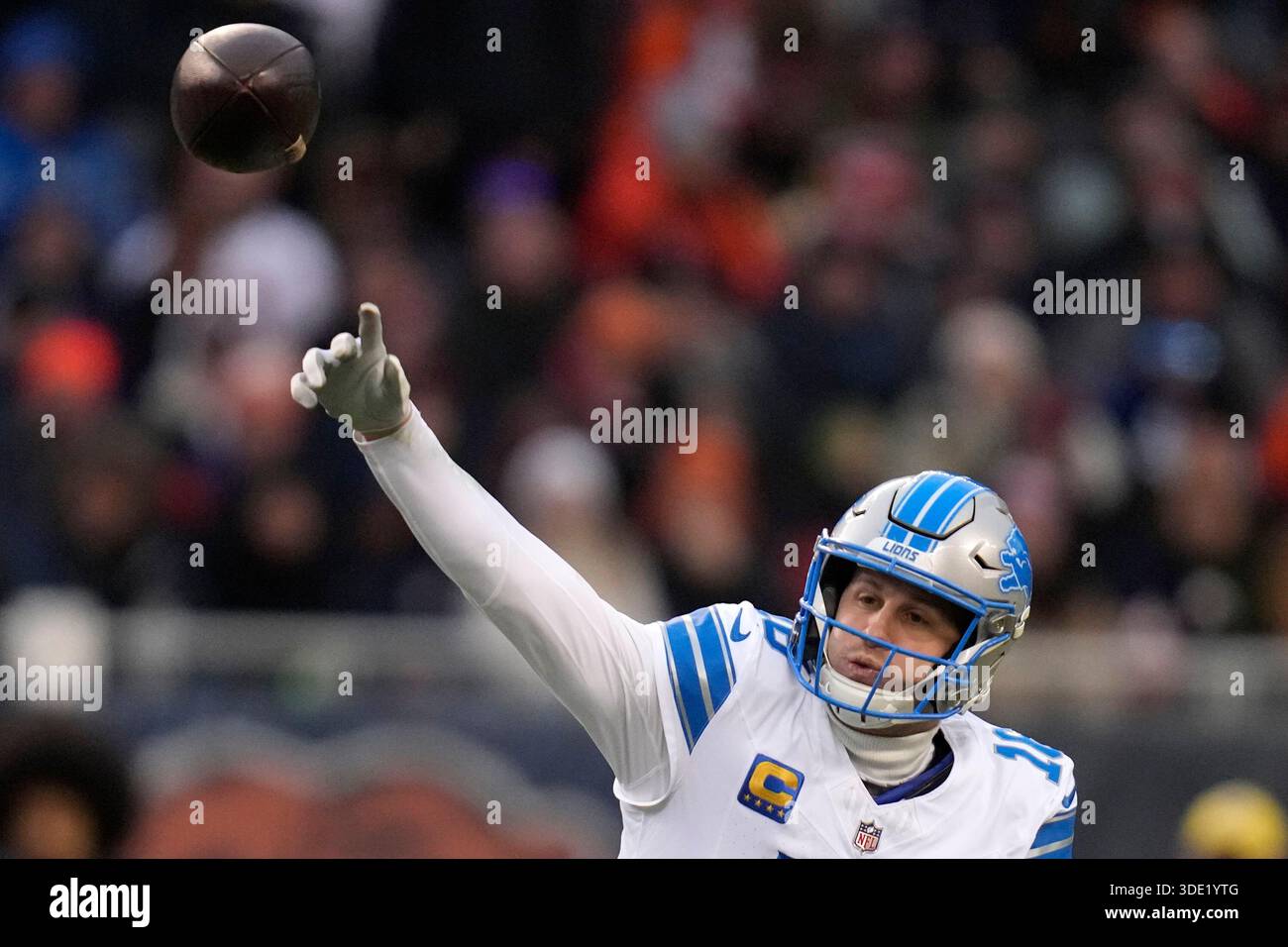 Detroit Lions quarterback Jared Goff throws a pass during the first ...