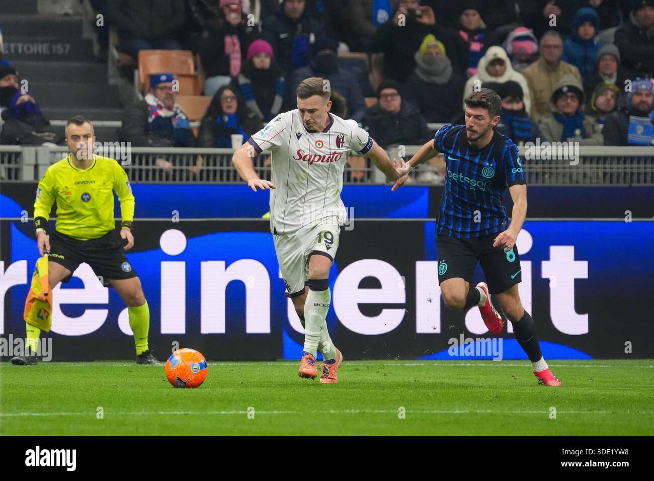 Milan, Italy. 04/01/2026. Lewis Ferguson, during FC Internazionale Vs ...