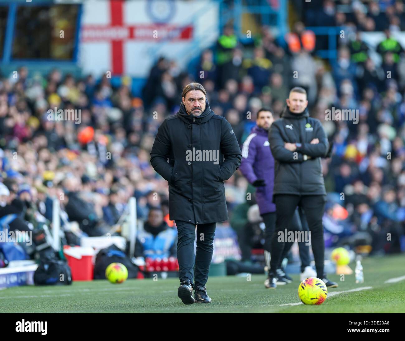 Leeds United Manager Daniel Farke [GER] during the Leeds United v ...
