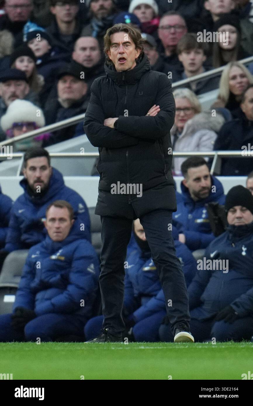 Thomas Frank manager of Tottenham Hotspur during the Premier League ...