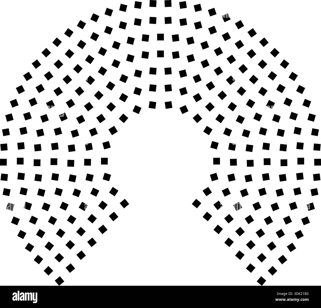 Hemicycle auditorium seats semi circular donut chart Stock Vector Image ...