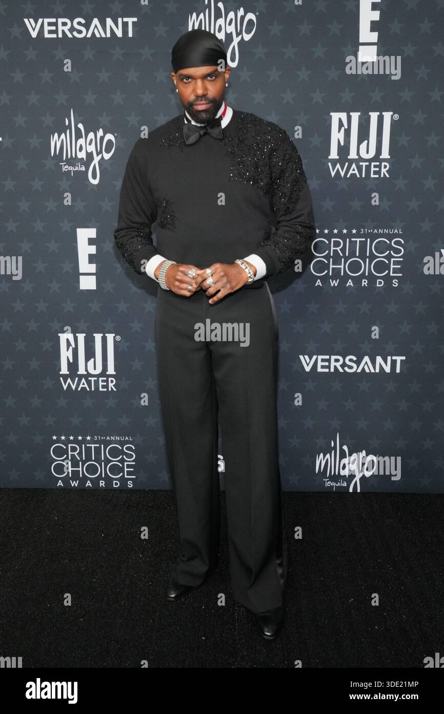 Carl Clemons-Hopkins arrives at the 31st Annual Critics Choice Awards ...
