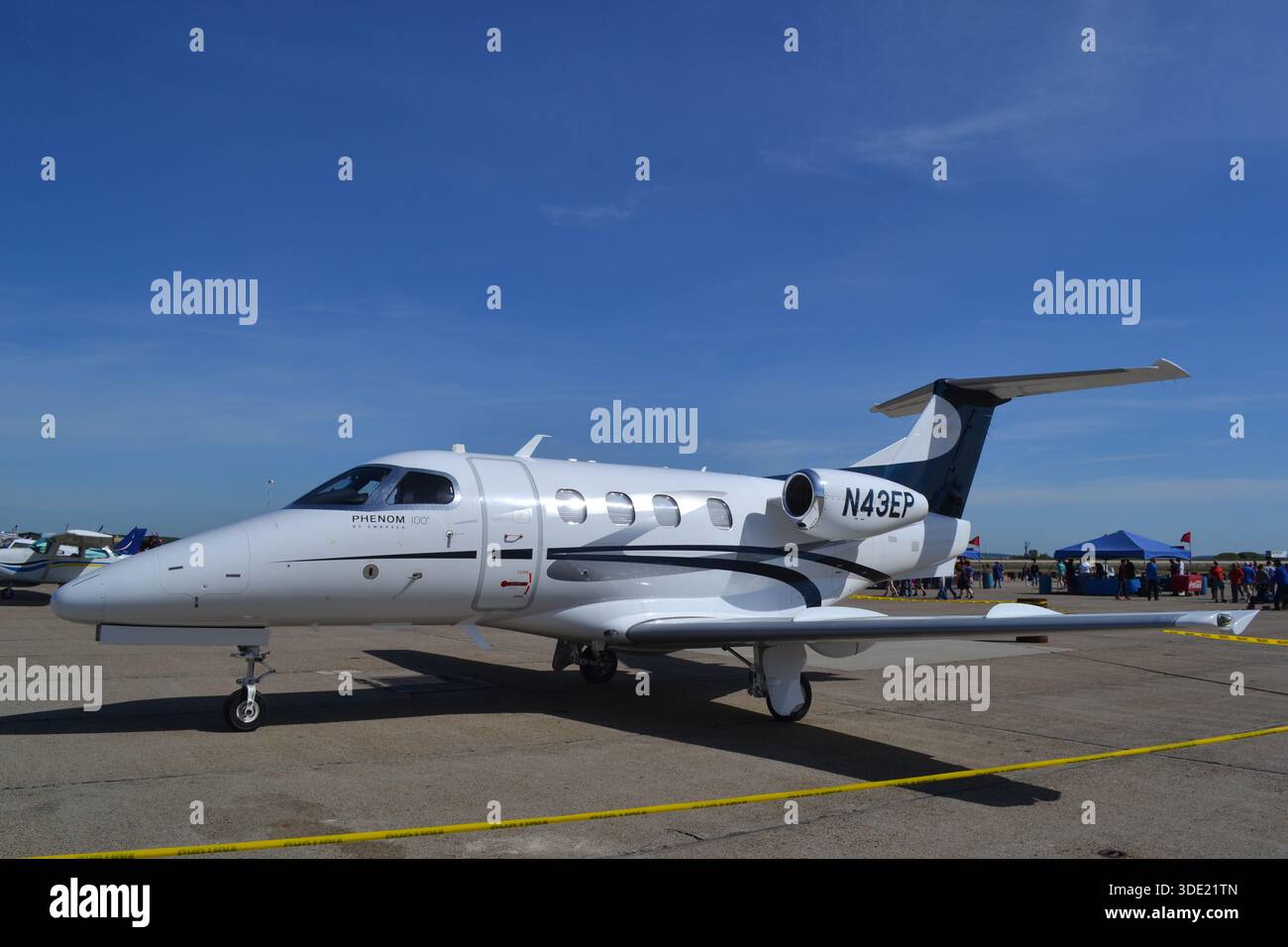 Brazilian-built Embraer EMB-500 Very Light Jet, on the ramp at Quonset ...